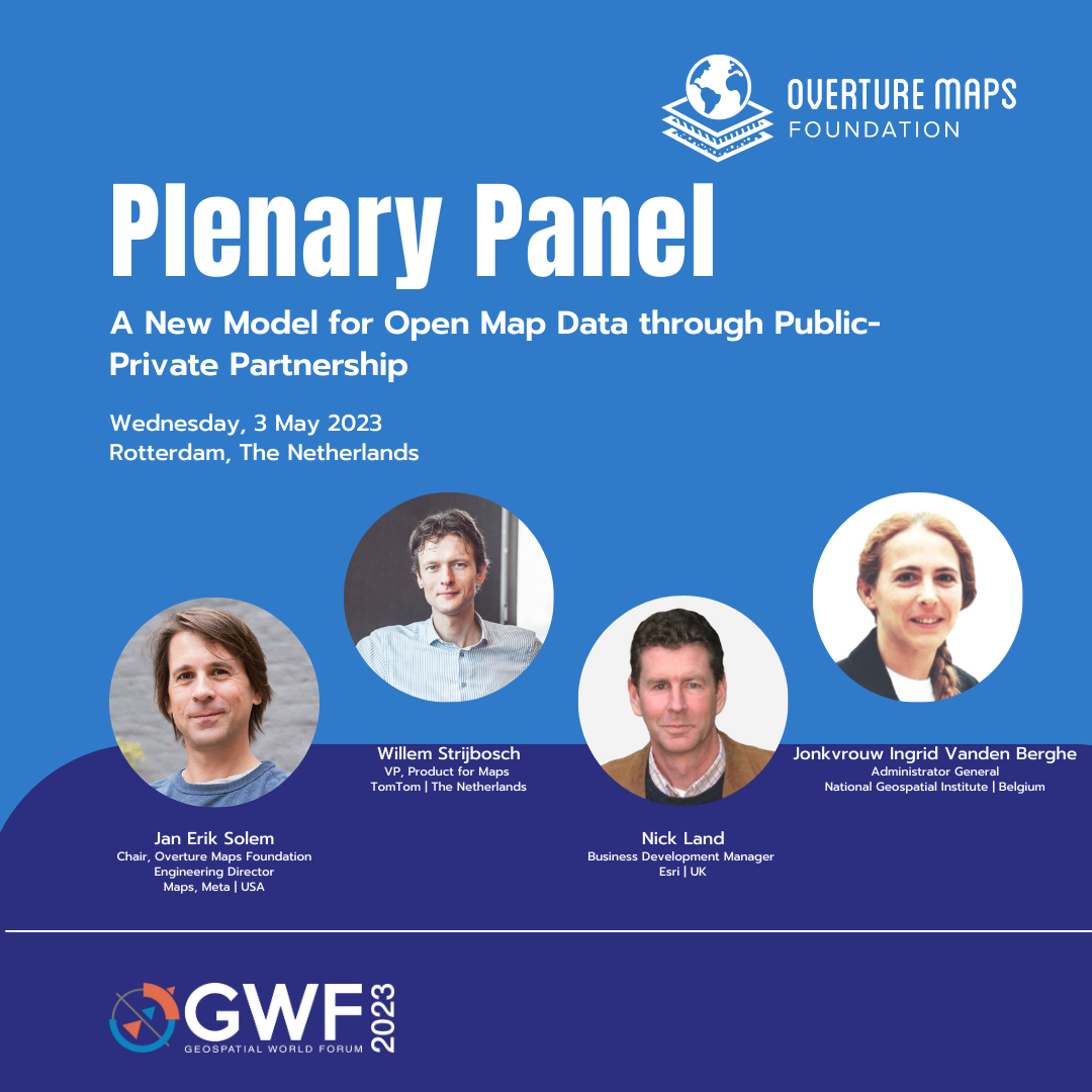 Overture Maps Foundation At Geospatial World Forum A New Model For Open Map Data Overture