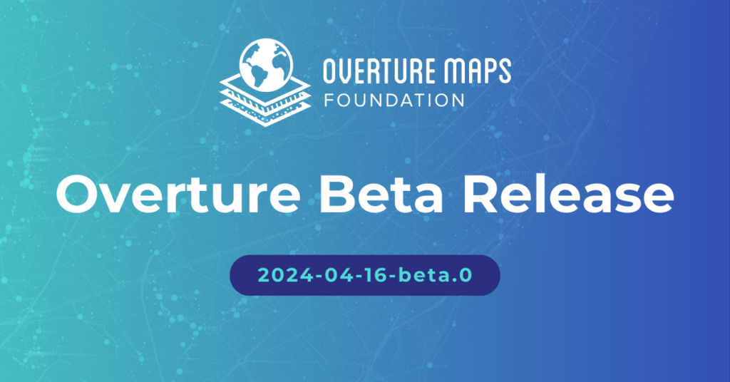 Announcements - Overture Maps Foundation