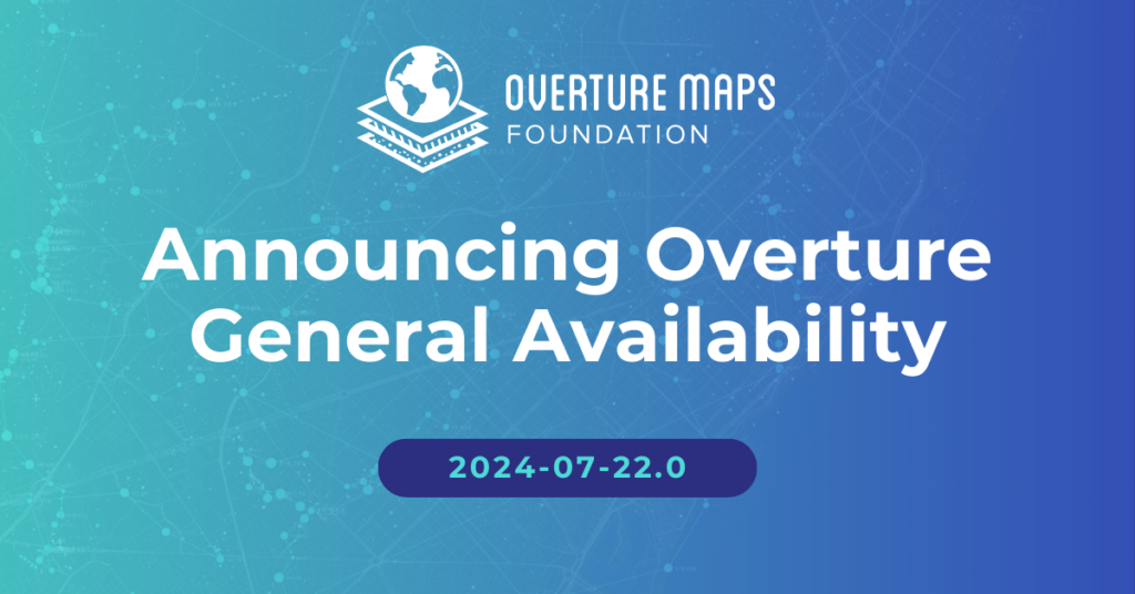 Announcements - Overture Maps Foundation