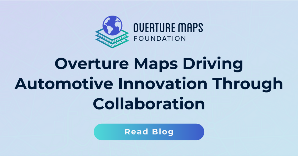 Blog - Overture Maps Foundation