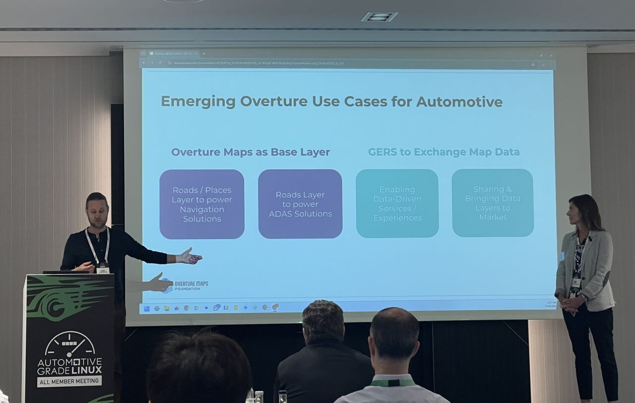 Overture Maps at AGL All Member Meeting: Collaborative Mapping to Shape ...