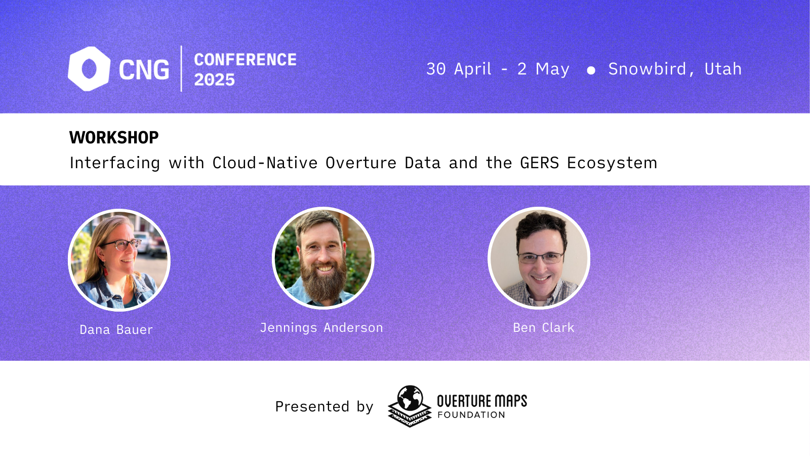 CNG Conference 2025 - Overture Maps Foundation